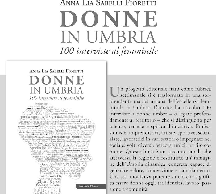 PERUGIA: Presentazione del libro: “Donne in Umbria. 100 interviste al ...